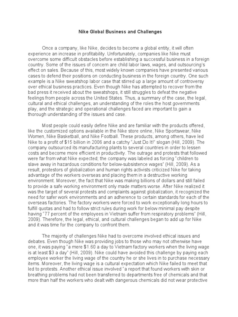 Navigating Global Challenges: Understanding Nike's Struggles with ...