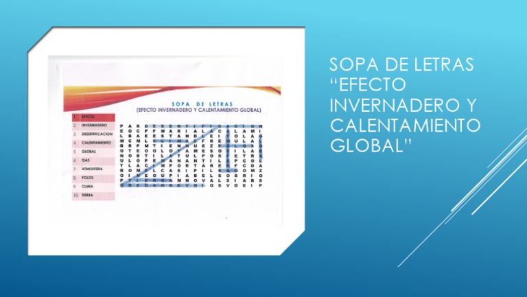 Las causas y consecuencias del cambio climático reveladas a través de ...