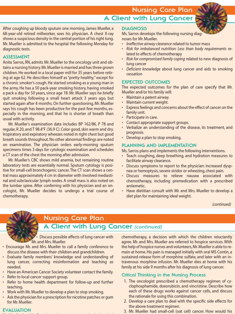 Lung Cancer | PDF | Respiratory System | Diseases And Disorders