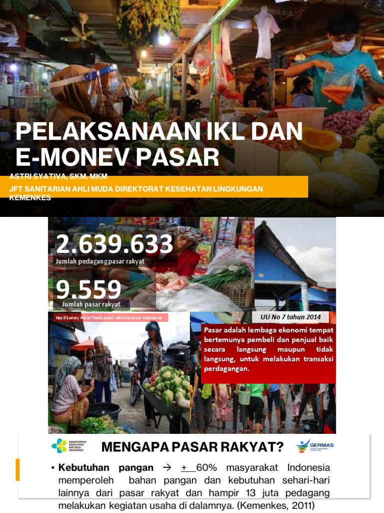 IKL & E-Monev Pasar-Astri-Edit MI | PDF