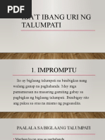 0602 - Mga Katangian at Uri NG Talumpati | PDF