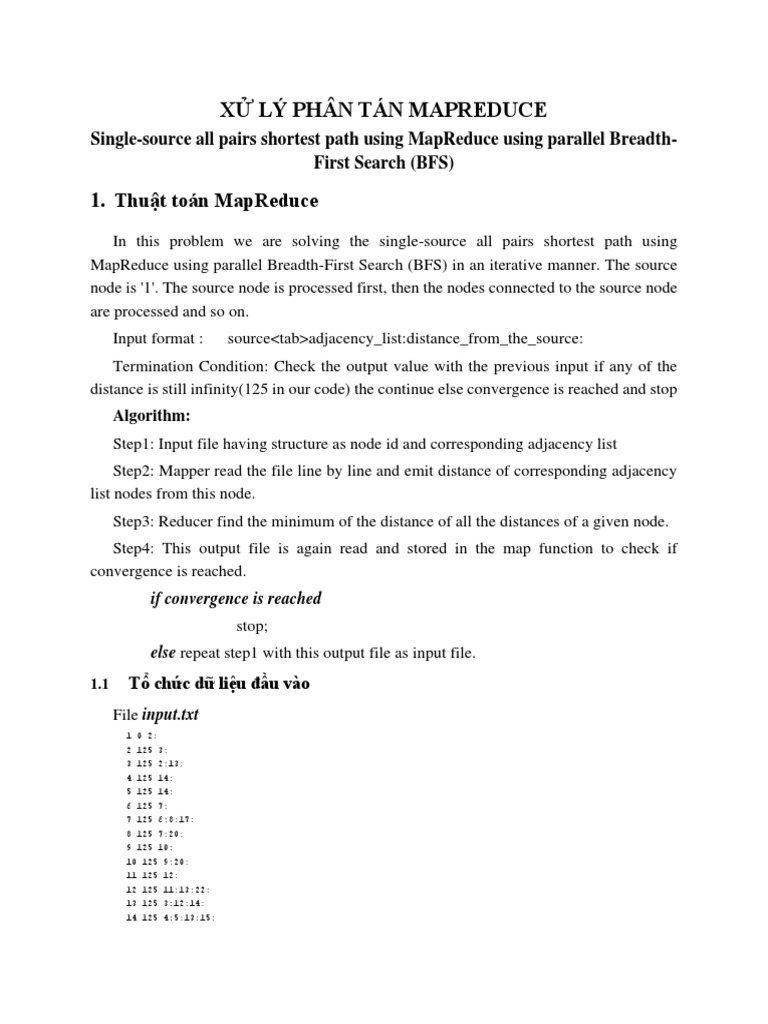 19Nh14 102190051 Lab13 Chương Trình MapReduce Shortest Path Using ...