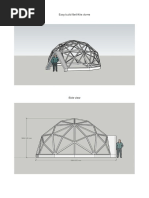 Paper Geodesic Dome Building Guide | PDF | Dome