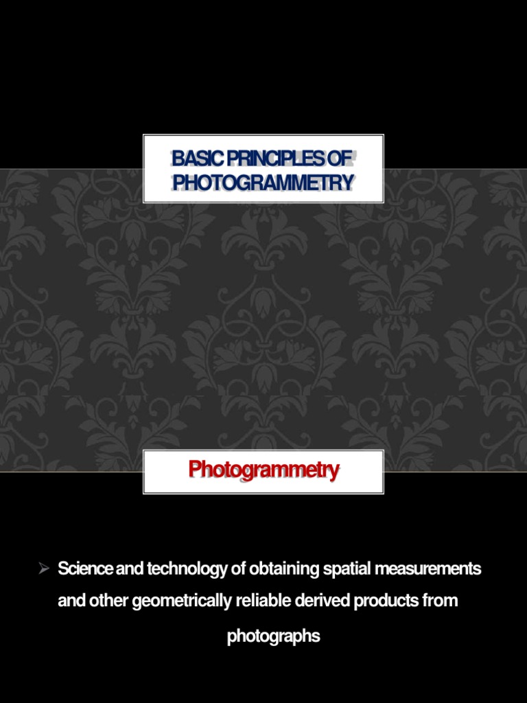 Basic Principles and Applications of Aerial Photogrammetry | PDF ...