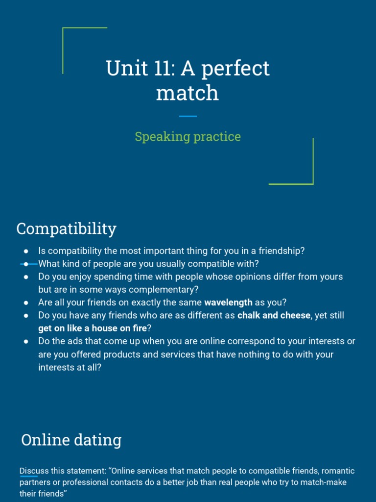 Unit 11 - A Perfect Match | PDF | Clause | Sentence (Linguistics)