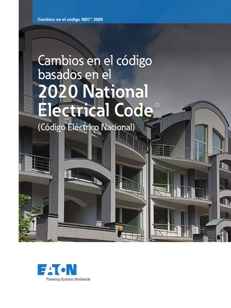 Cambios NEC 70, 2020 | Descargar gratis PDF | Ingenieria Eléctrica ...