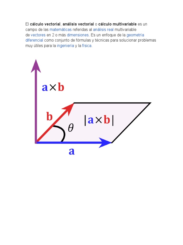 Cálculo Vectorial: Fundamentos y Aplicaciones | PDF | Métodos y ...