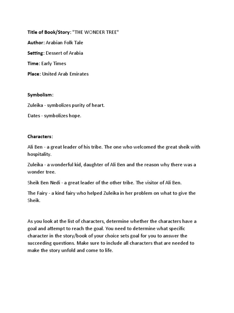 Activity 4 GEE4 (The Wonder Tree) | PDF | Art | Poetry