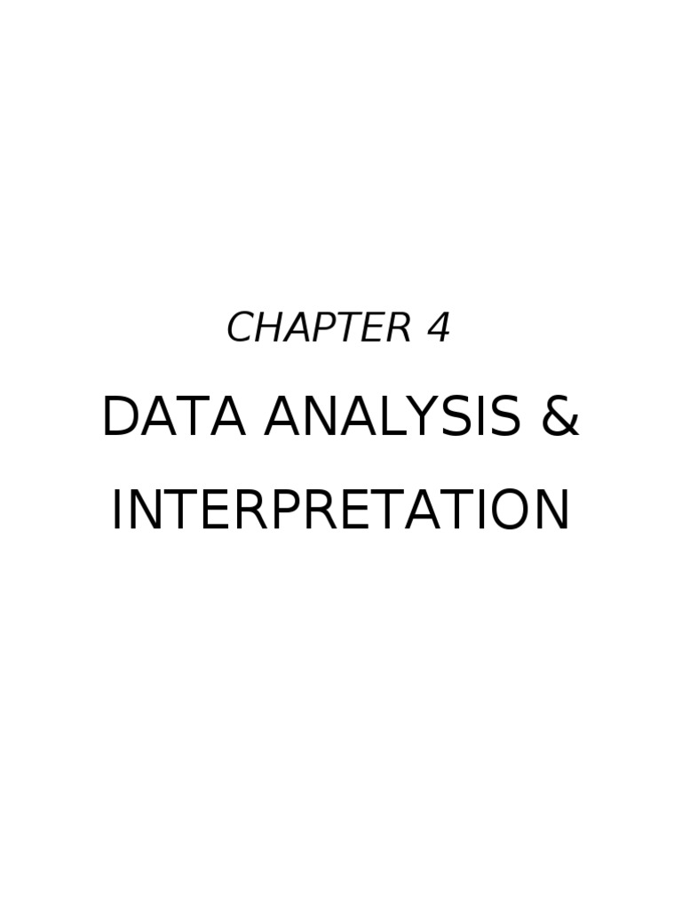 Data Analysis & Interpretation | PDF | Correlation And Dependence | Data Analysis