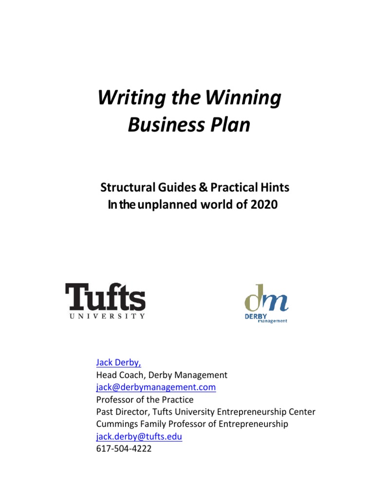 Writing The Winning Business Plan 2020 | PDF | Corporate Finance ...