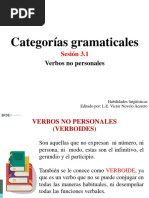 Formas Personales y No Personales del Verbo | PDF | Verbo | Morfología ...
