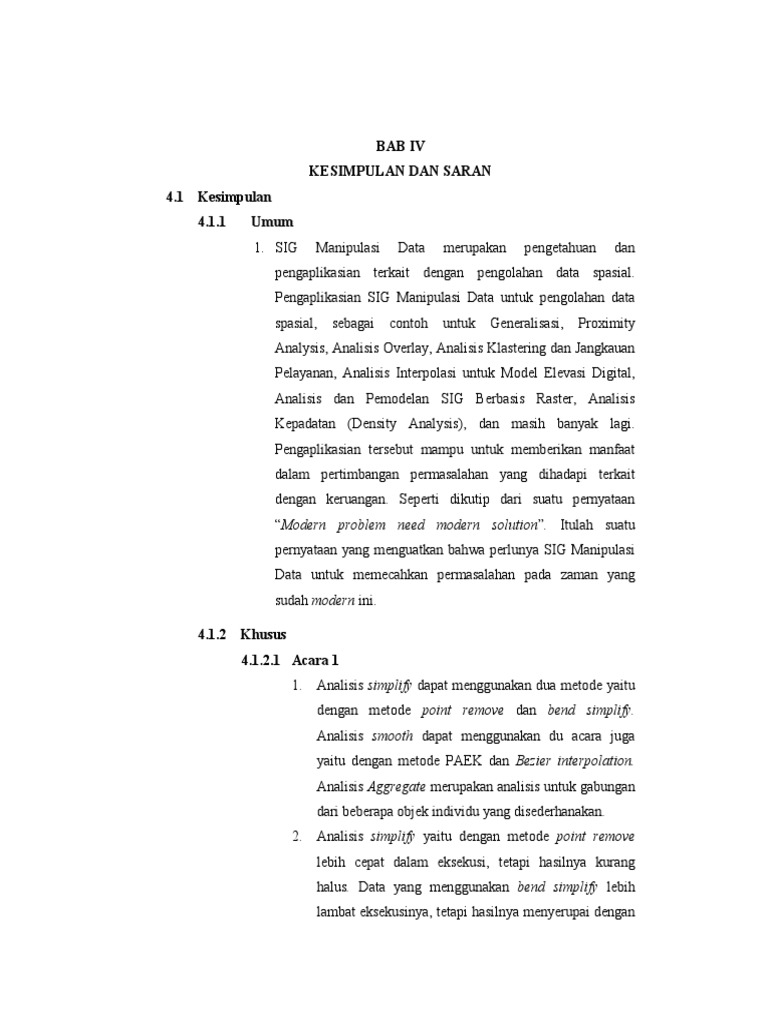 Bab 4 Dan Dapus | PDF