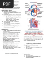 Cardiac Assessment Cheat Sheet | PDF | Heart | Physiology