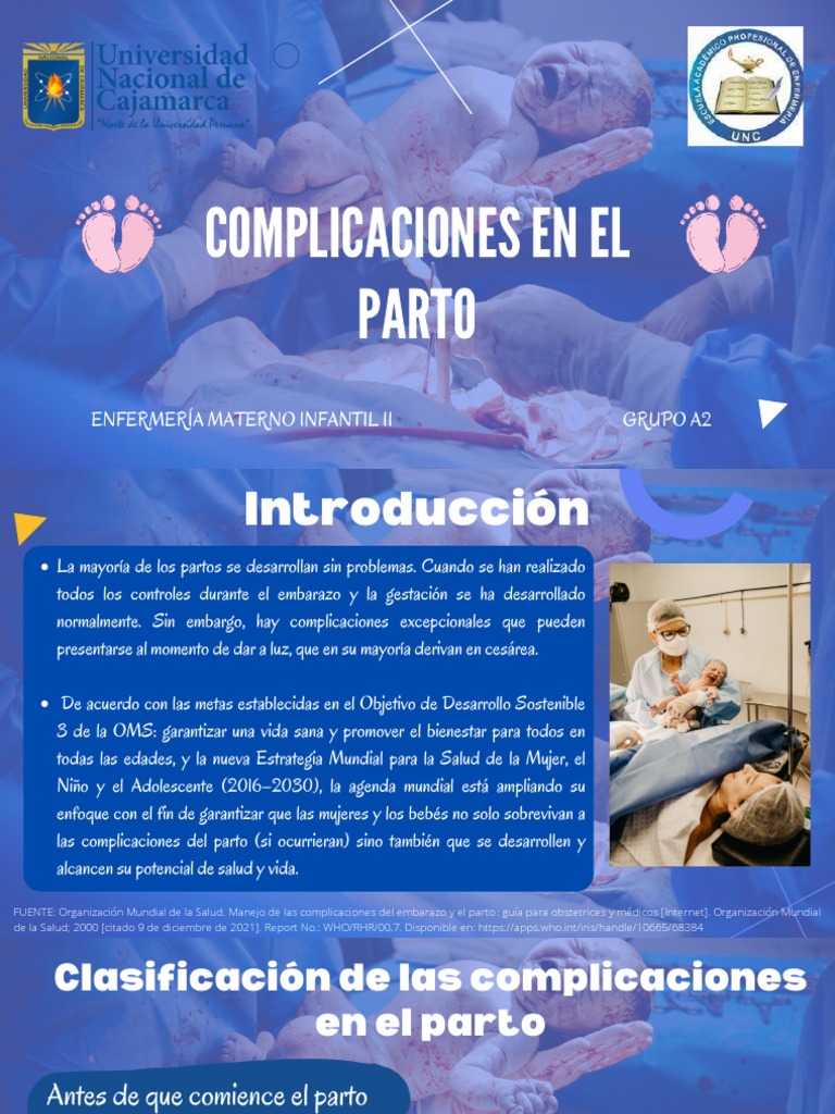 Complicaciones Comunes en el Parto | PDF | Parto | El embarazo