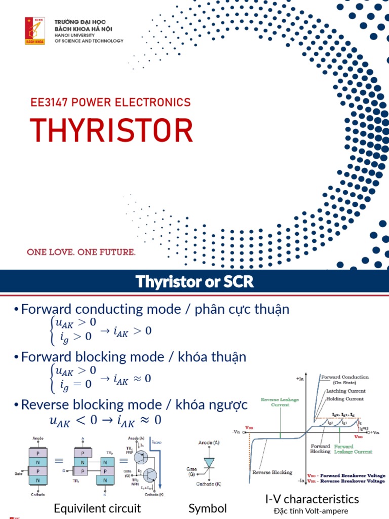 Lecture 3 - SCR | PDF | Components | Semiconductor Devices