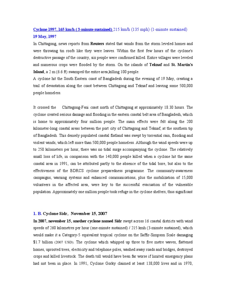 Cyclone 1997 | PDF | Tropical Cyclones | Vortices