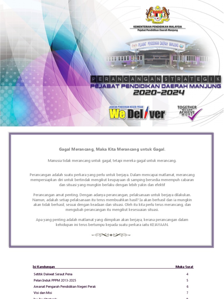 Pelan Strategik PPD Manjung | PDF