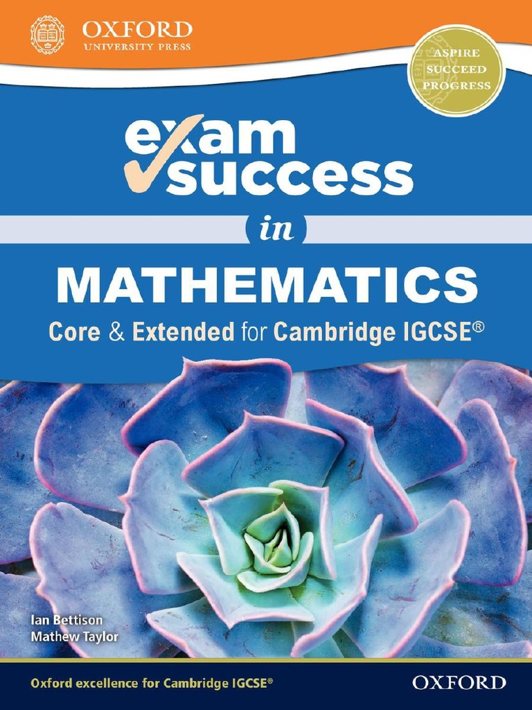 Exam Success in Mathematics Core Amp Extended PDF Free | PDF