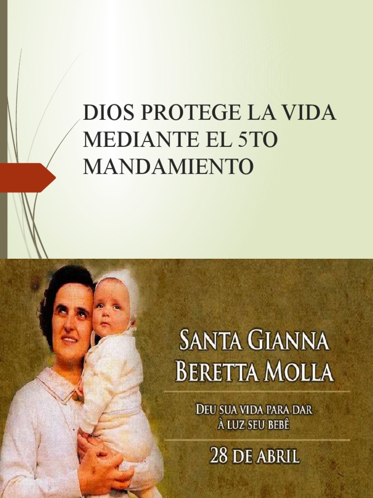 Dios Protege La Vida Mediante El 5to Mandamiento | PDF