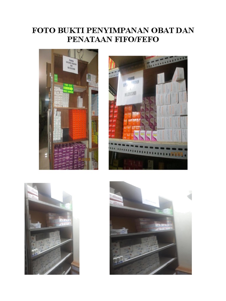 Penyimpanan Obat: FIFO dan FEFO | PDF