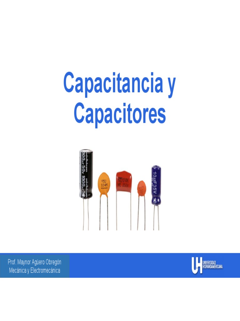 Capacitores y Capacitancia | PDF | Condensador | Capacidad