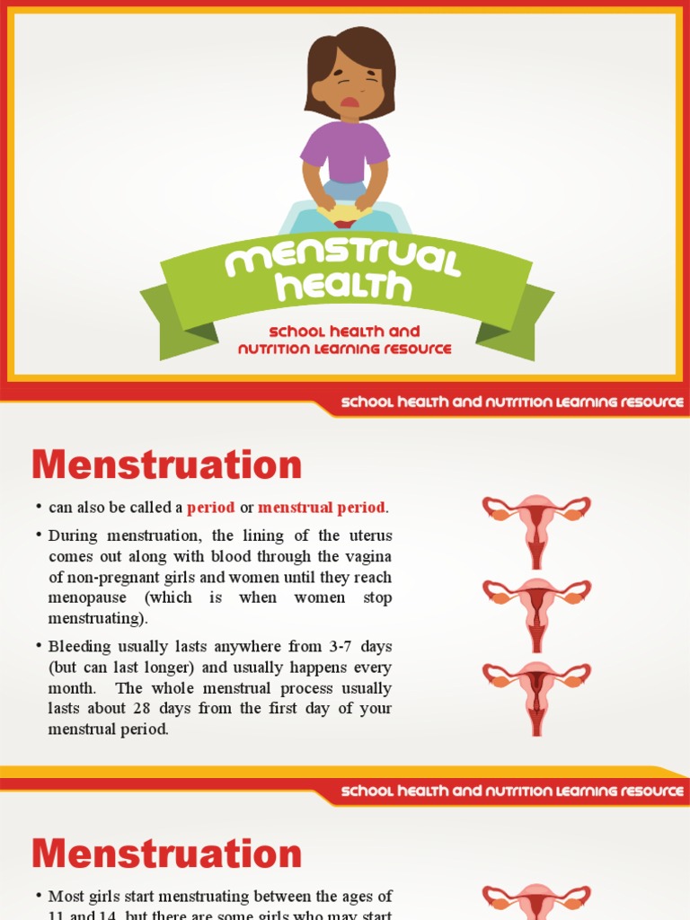 SHN Learning Resource - PPT - Menstrual Health | PDF | Menstruation ...