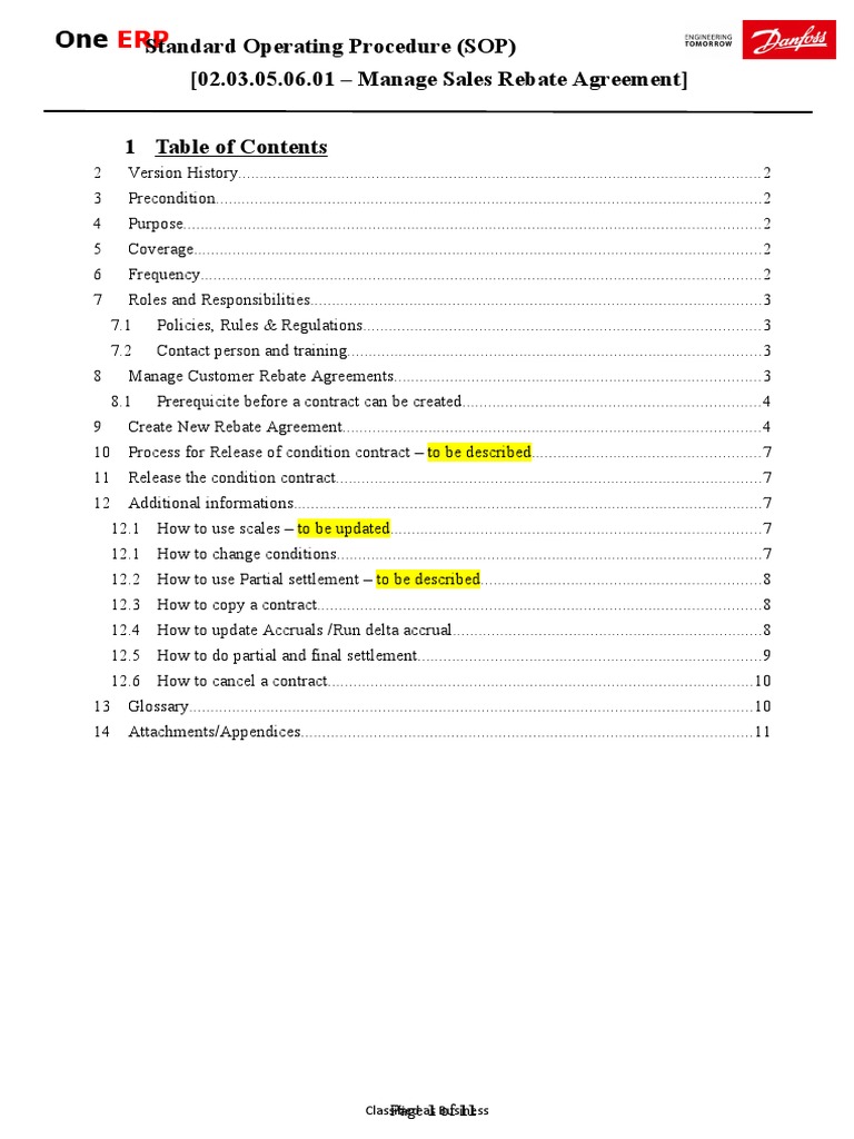 02.03.05.06.01 - Manage Sales Rebate Agreement | PDF | Rebate ...