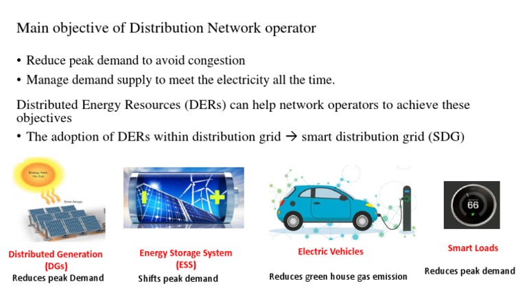 Main Objective of Distribution Network Operator | PDF