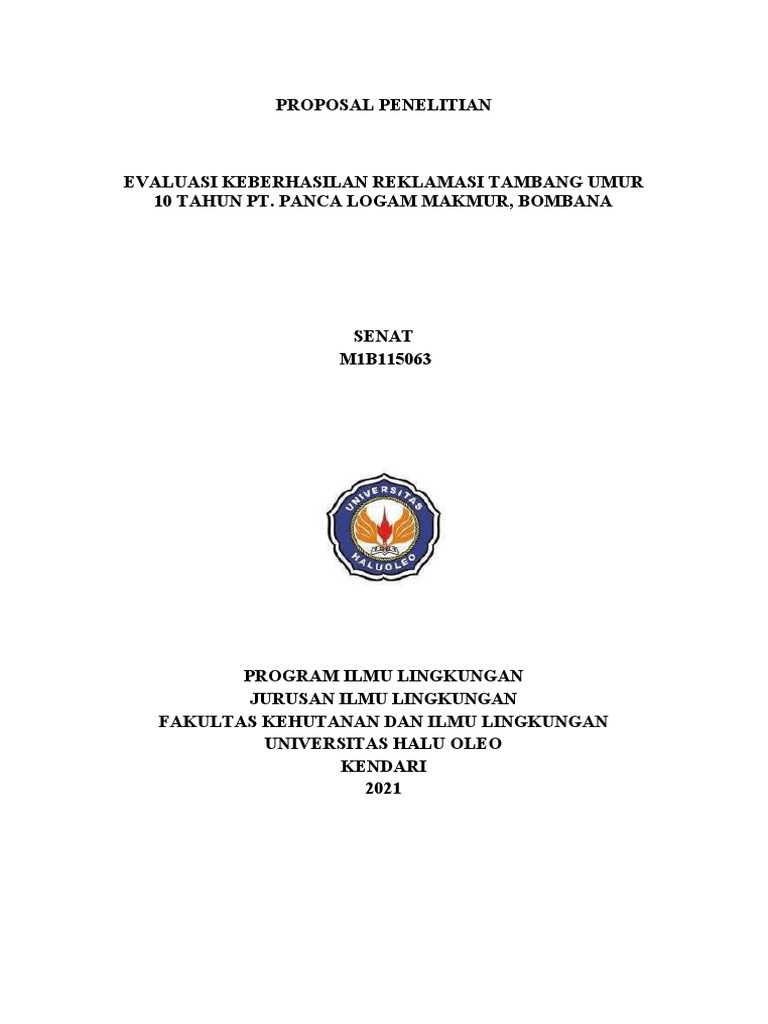 Panduan Penulisan Proposal Penelitian | PDF
