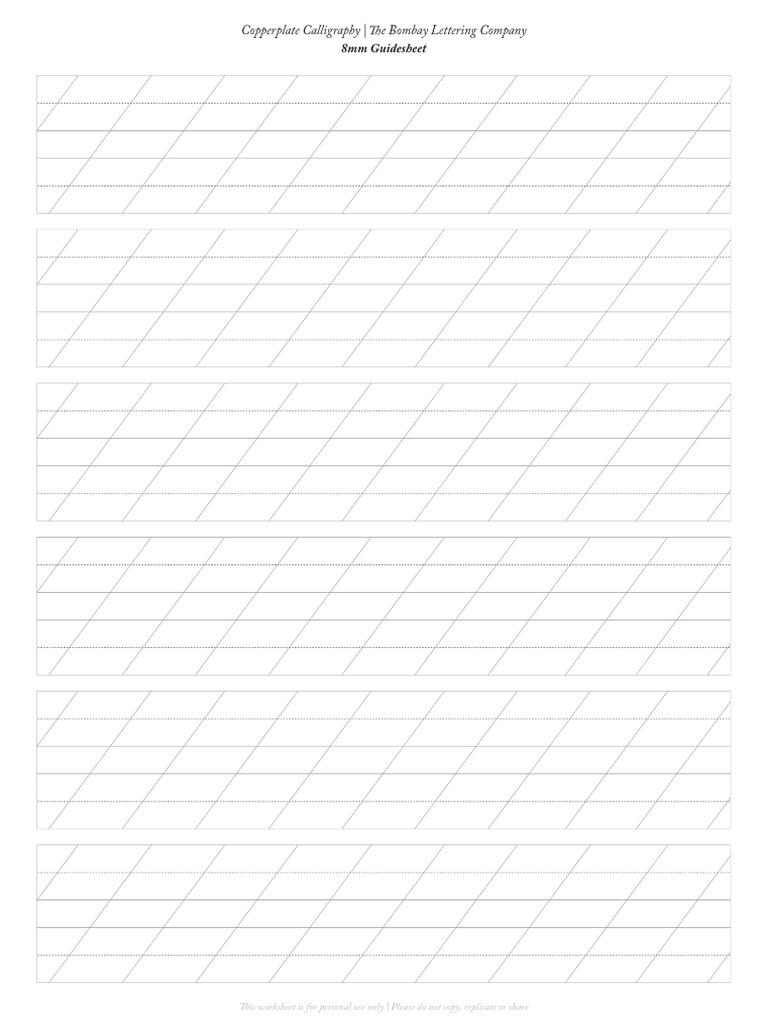 Guidesheets Copperplate | PDF