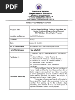 SBFP Terminal Report Template SY 2021 21 Feb. 32021 1 | PDF | Milk ...