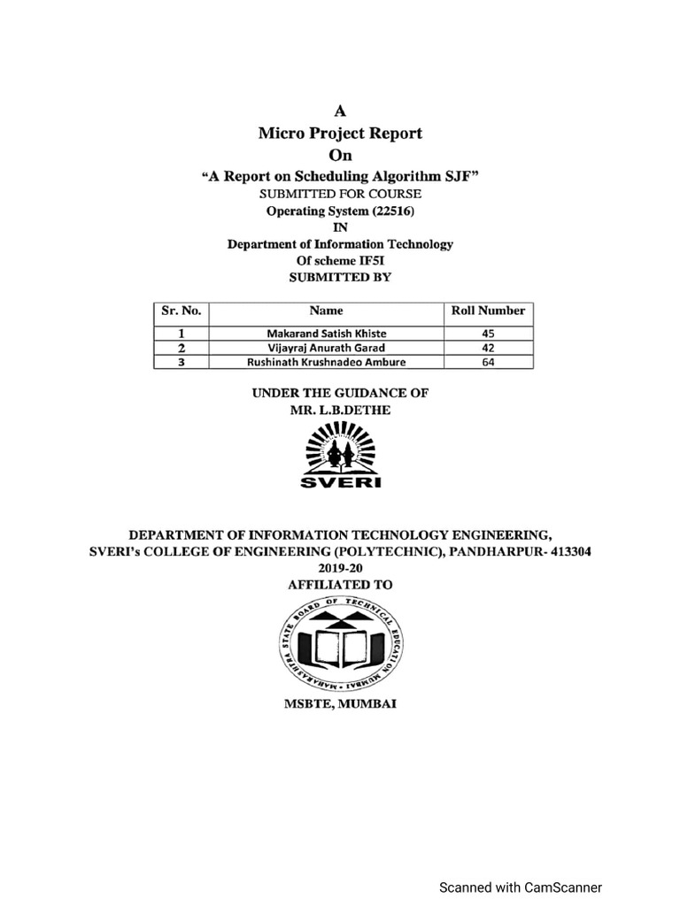 OSY Microproject | PDF
