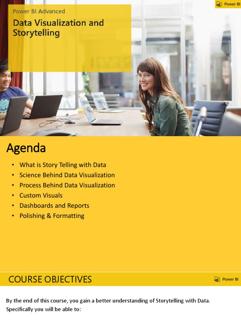 POWER BI Data Visualization | PDF | Storytelling | Icon (Computing)