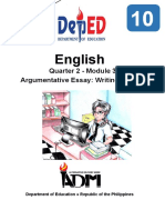 English 10 Q2 Module 2 | PDF | Learning | Verb