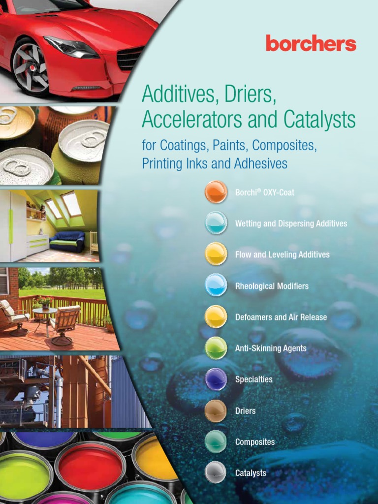 Additives, Driers, Accelerators and Catalysts: For Coatings, Paints ...