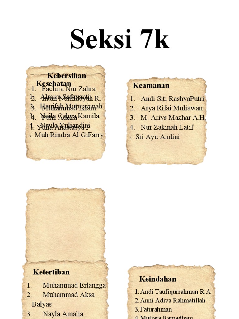 Seksi 7k | PDF