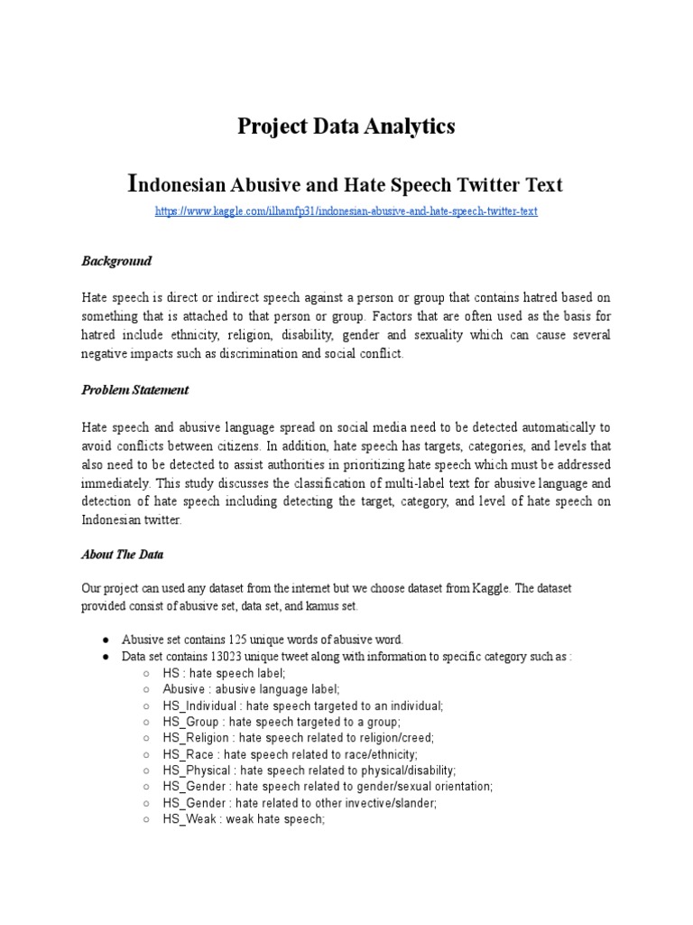 Detecting Abusive Language and Hate Speech in Indonesian Tweets Through Multi-Label Text ...