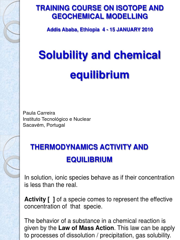 Solubility Equilibrium | PDF | Solubility | Chemical Equilibrium