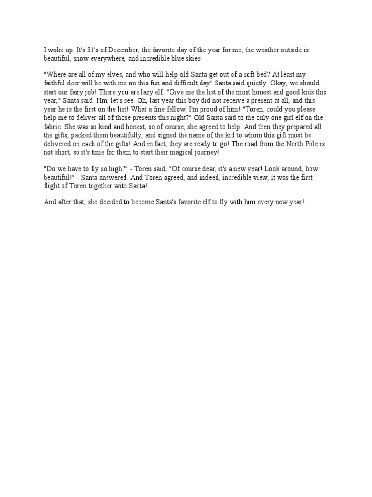 Santa Claus - Edited | PDF | Art | Poetry