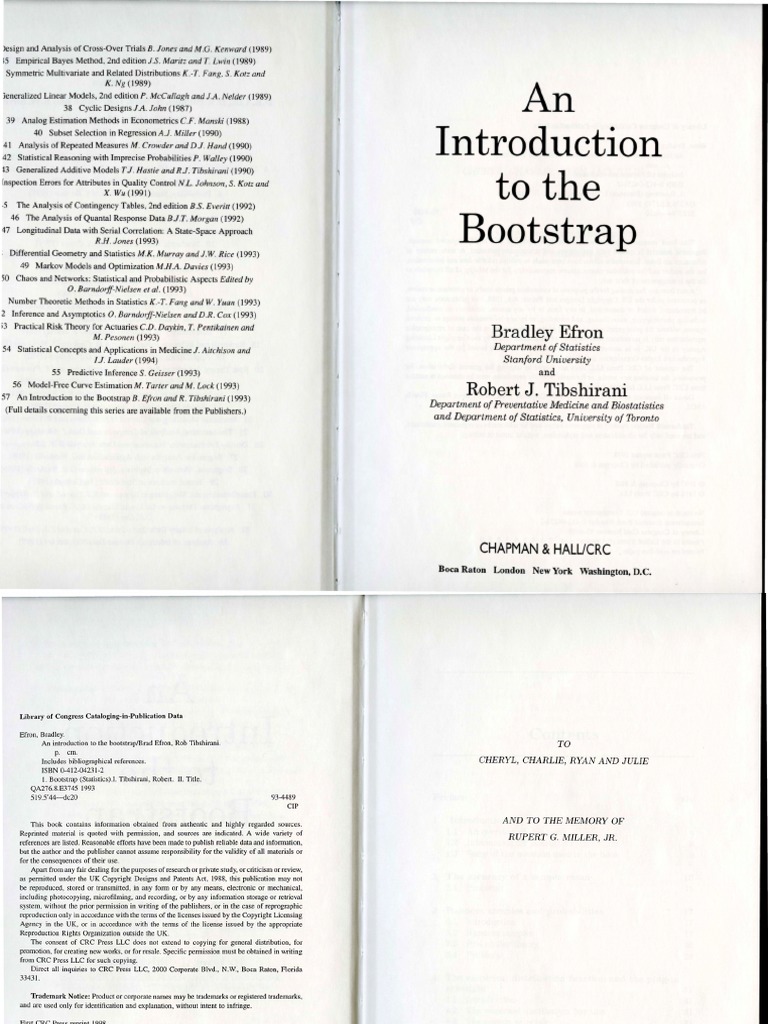 To The Bootstrap: Bradley Efron | PDF