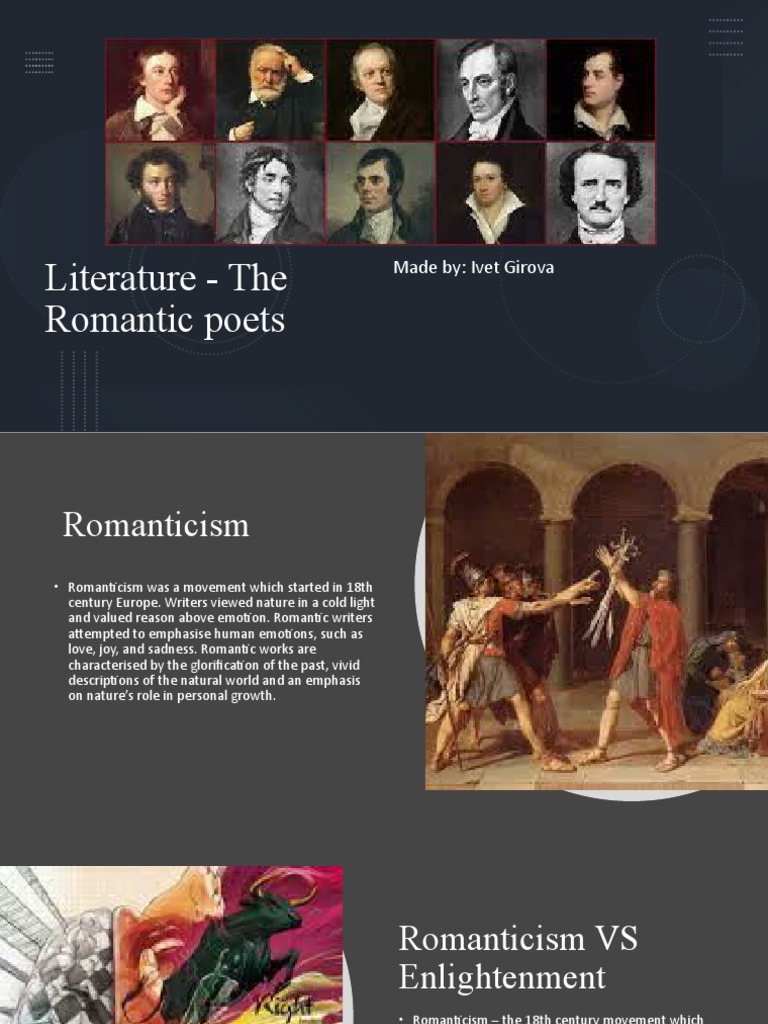 Literature - The Romantic Poets | PDF | Romanticism | Poetry