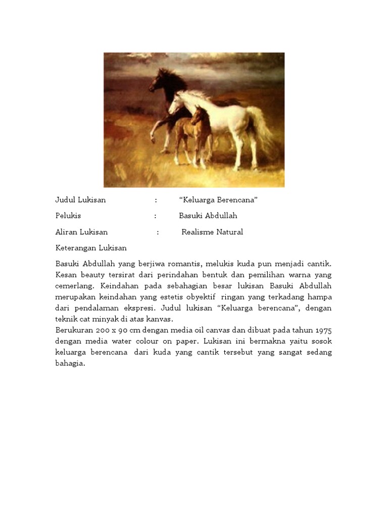 Sejarah Lukisan Indonesia | PDF | Seni