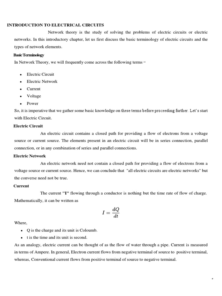Basic Electrical Engineering Notes-Sangeeta Shekhawat | PDF ...