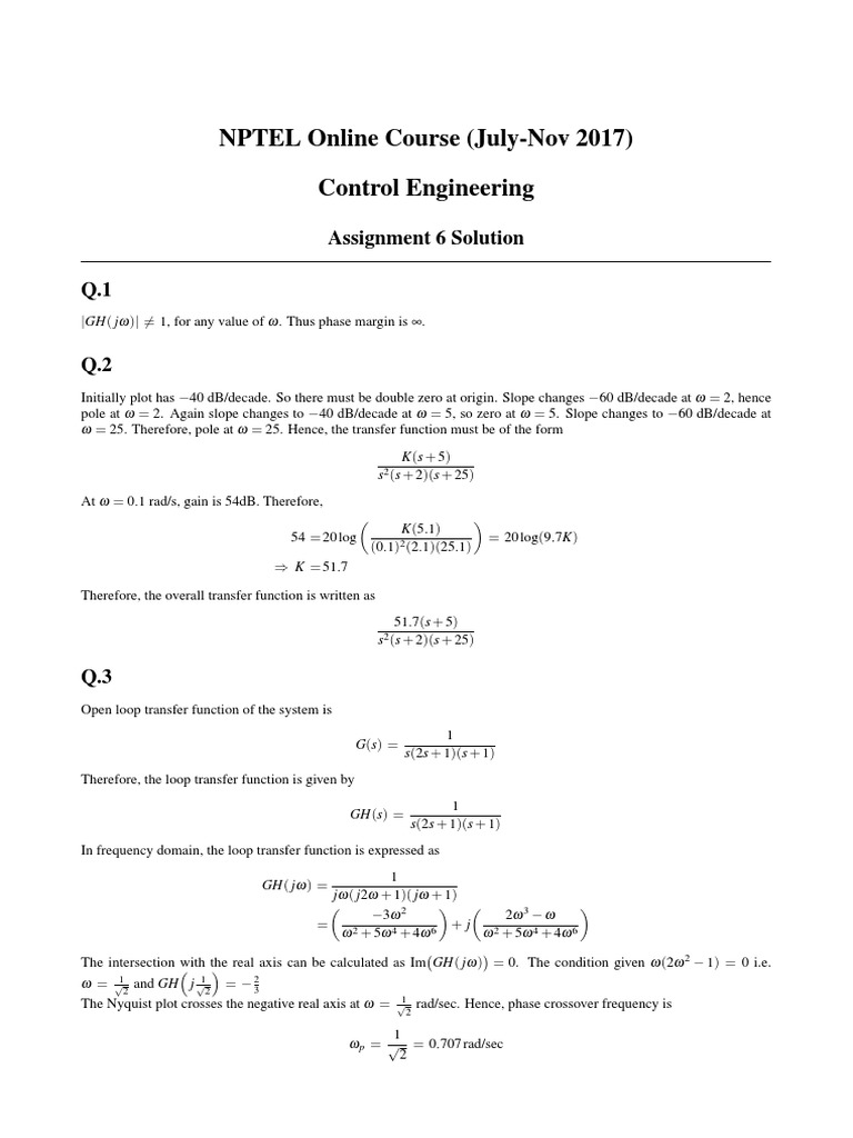 Week 6 Assignment Solution | PDF