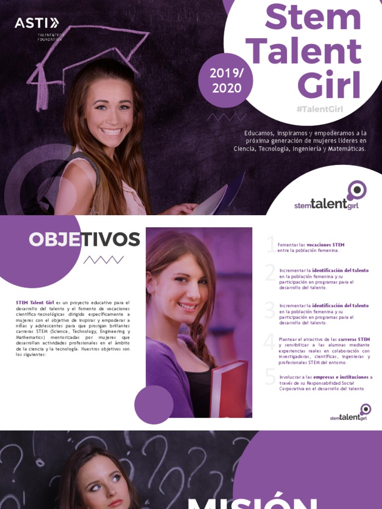 Programa STEM Talent Girl: Inspirar, educar y empoderar a niñas y ...