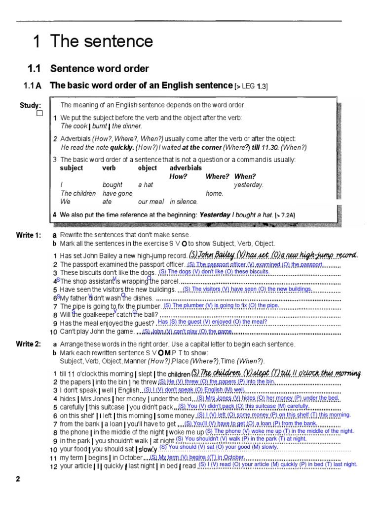 English Grammar Practice For Intermediate Students 1 y 2 | PDF | Verb ...