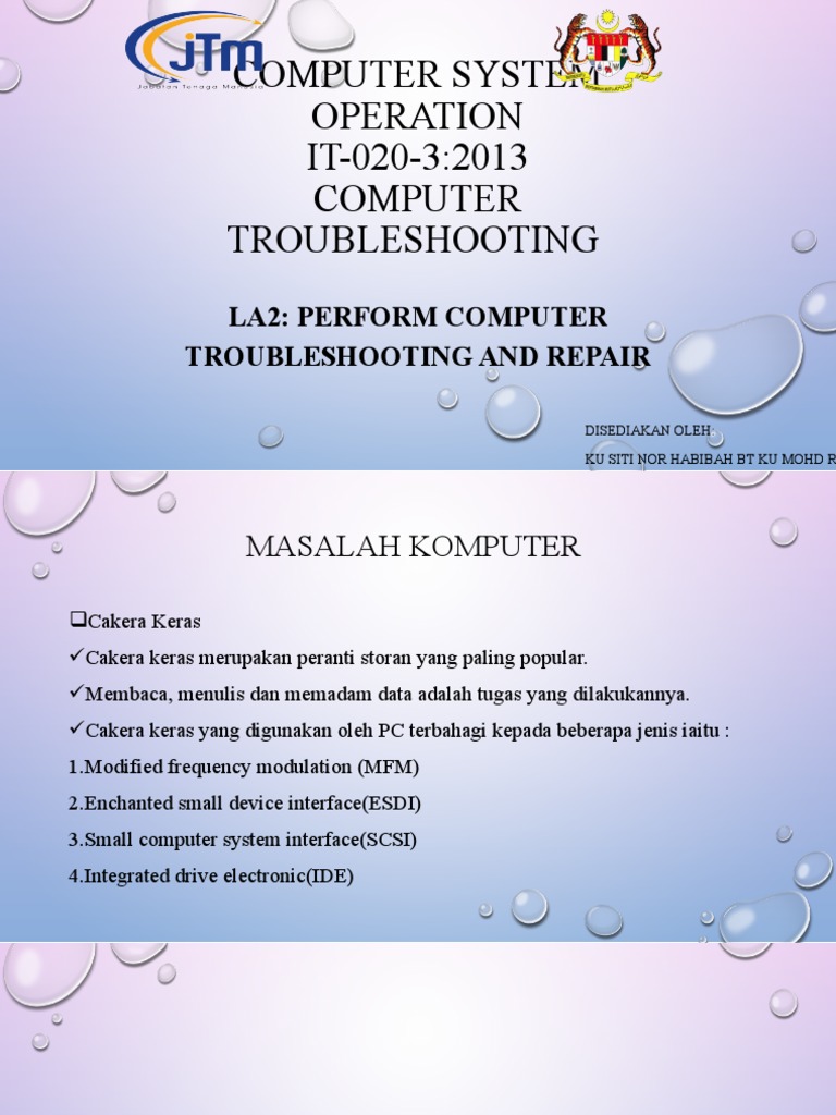 La2 - Troubleshooting | PDF