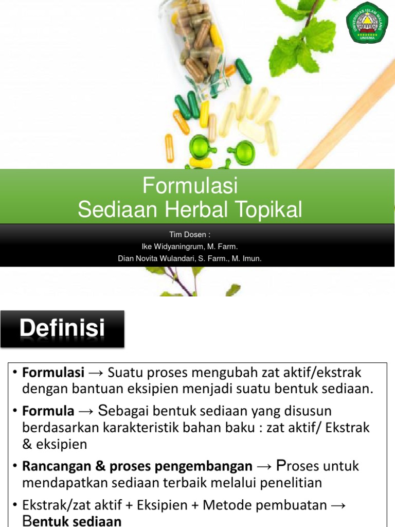 Formulasi Sed TOPIKAL | PDF