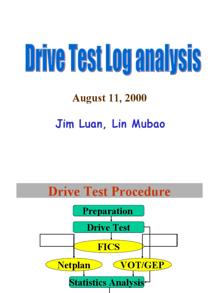 Drive Test Logs Analysis | PDF | Radio Technology | Computing