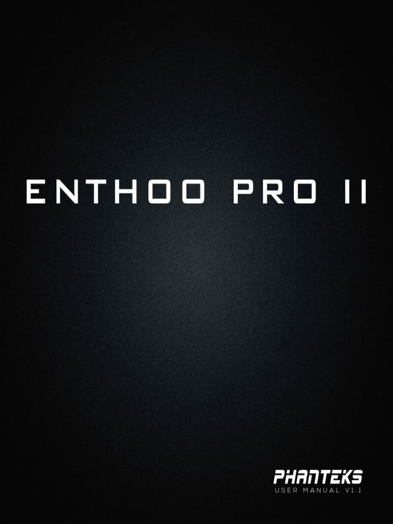 Enthoo Pro Ii: User Manual V1.1 | PDF | Solid State Drive | Office ...